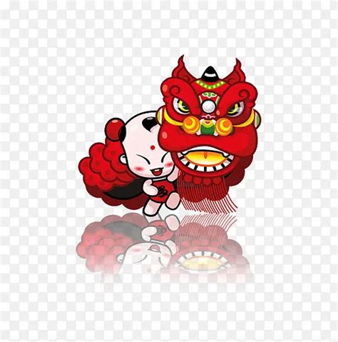 卡通手绘舞狮PNG图片素材下载 图片编号9726792 PNG素材网