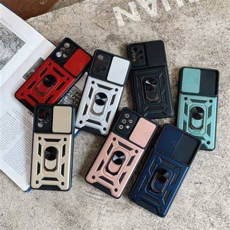 Tecno Slide Armor Hard Case Window Armor Pop 4 Lite Pop 5 Lite Pova Neo Camon 18 Camon 18p Spark