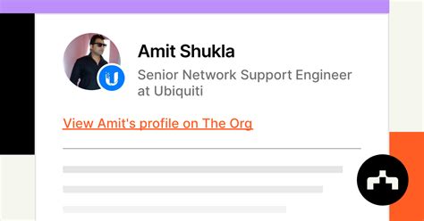 Amit Shukla Senior Network Support Engineer At Ubiquiti The Org