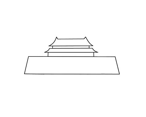 6 7岁儿童简笔画启蒙教程 天门的画法 有点网 好手艺