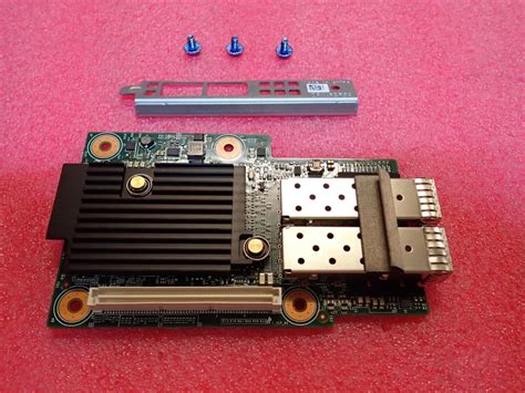 Dell Broadcom 57416 10gbe Dual Port Sfp Lom Mezzanine Card Cf4p0 With Bracket