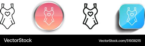 Body Icon Thin Linear Regular And Button Style Vector Image