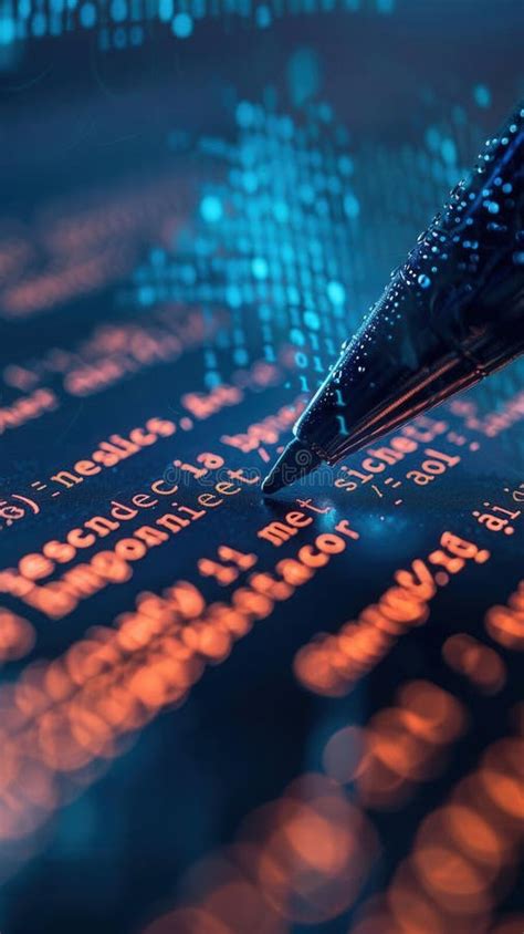 The Future Of Automation Smart Contract Technology Concept Stock Image Image Of Data