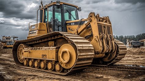 흙 속에 주차된 불도저 사진 및 무료 다운로드를위한 그림 Pngtree