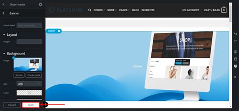 How To Create Web Page Header Design In Flatsome Shop Page WPCred