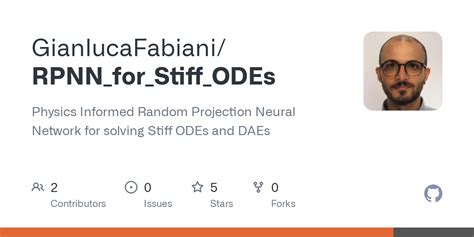 github gianlucafabiani rpnn for stiff odes physics informed random