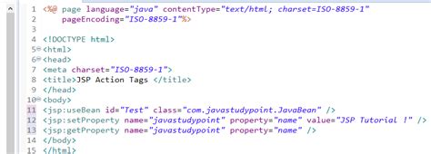 Jsp Action Tags Jsp Usebean Jsp Include Jsp Forward What Are Action Tags In Jsp List Of