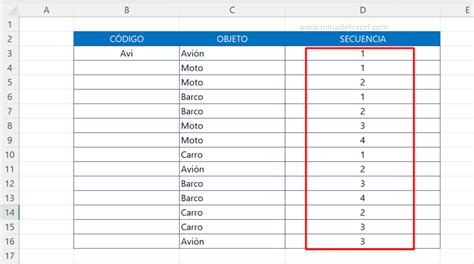Aprenda A Generar Códigos Alfanuméricos Automáticos En Excel Ninja Del Excel
