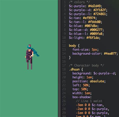 Designing Characters With Box Shadow Coding Tech Hacks Design