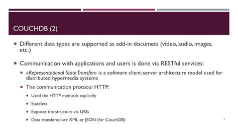 Ppt A First Touch On Nosql Servers Couchdb Powerpoint Presentation Free Download Id3452376