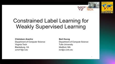 Underline Constrained Labeling For Weakly Supervised Learning
