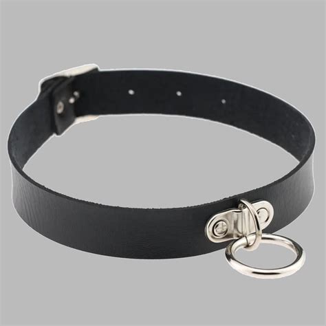 Plain O Ring Slim Minimalist Bdsm Collar