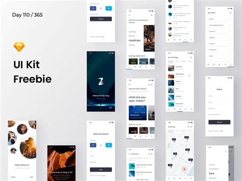 Minimal Ui Kit Sketch App