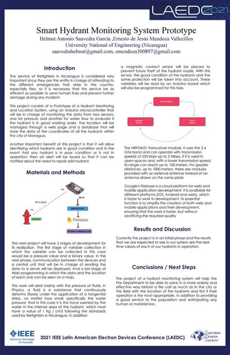 Smart Hydrant Monitoring System Prototype Dialnet