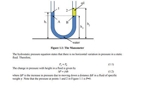 Manometer Problems