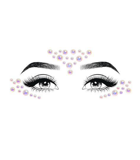 Liri Face Jewels Sticker