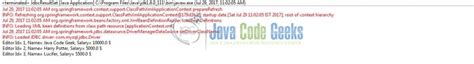 JDBC ResultSetExtractor Example Java Code Geeks