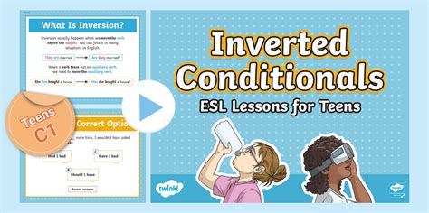 Inverted Conditionals Ppt Inversion Esl Lesson Twinkl