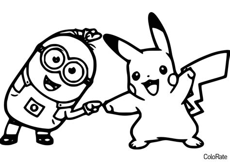 Раскраски Для Девочек Пикачу 70 фото