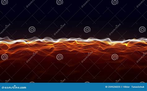 Technology Background Abstract Digital Particle Wave Futuristic