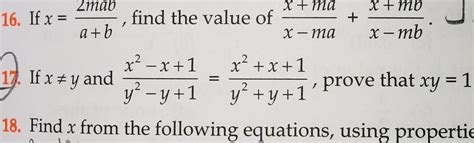 Solve 17 Question Using Componendo And Dividendo