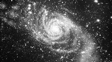 Black And White Galaxy