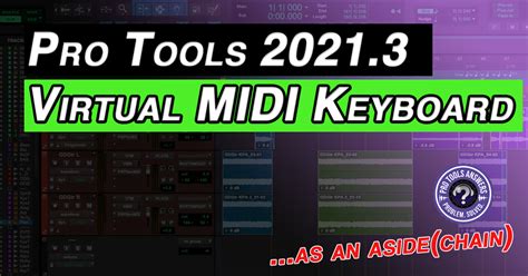 Pro Tools Virtual Midi Keyboard Is Here Pro Tools Answers