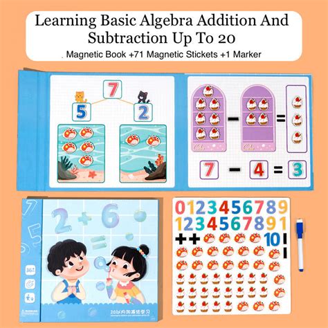 Learning Basic Math Algebra Up To 20 Boardgames And Puzzles