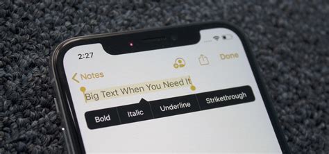 The Not So Obvious Way To Bold And Italicize Text On Your Iphone Ios And Iphone Gadget Hacks