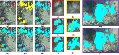 Comparison Of Cloud Detection Results A A Winter Image Acquired At 7