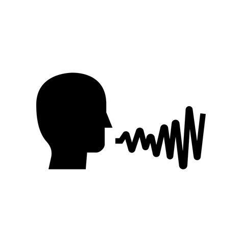 Voice Vocal Glyph Icon Vector Illustration 10188515 Vector Art At Vecteezy