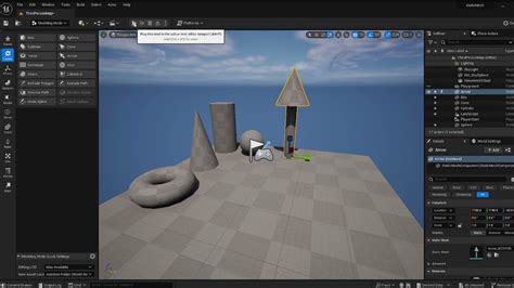 How To Create Static Mesh Primitive Geometry Shapes In Unreal Engine 5 Youtube
