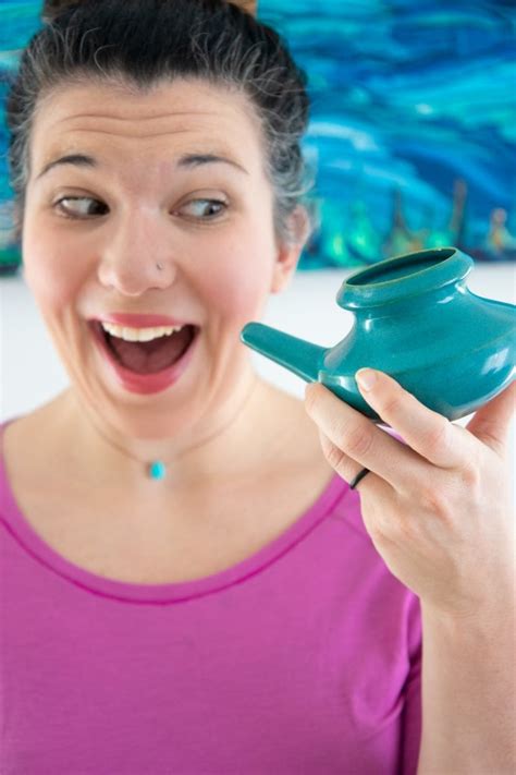 How And Why To Neti Pot Plus Diy Neti Pot Solution Recipe Wholefully