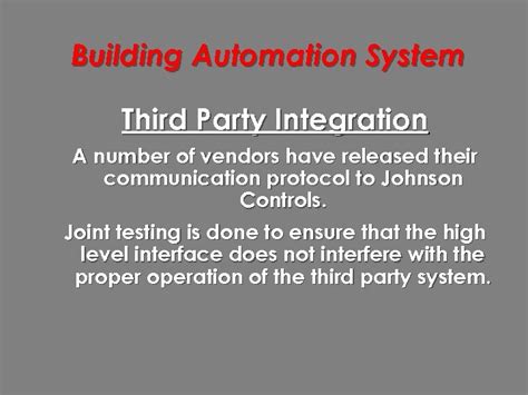 Building Automation System Interfacing To A VAV System