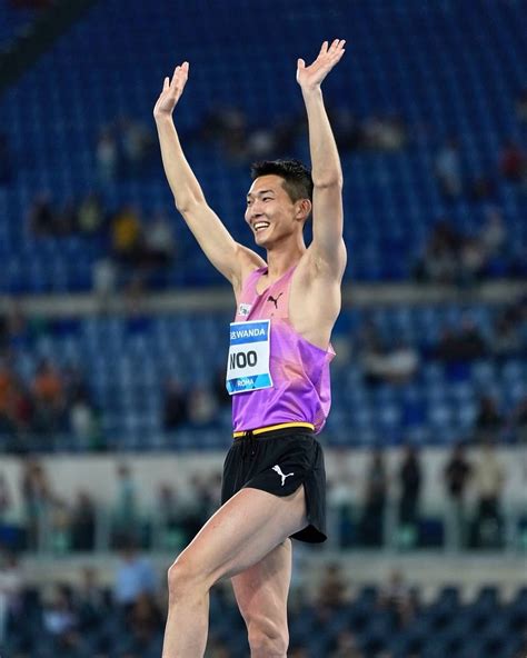 Hip 우상혁 2025 세계육상연맹 다이아몬드리그 우승 🏆 우상혁woo238 L이 이탈리아 로마에서 열린 2025 세계육상연맹 로마 다이아몬드리그 남자 높이뛰기