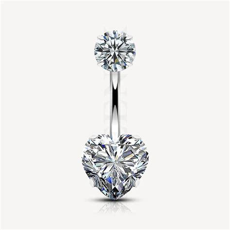 Elevate Your Style With A Titanium Belly Button Piercing Ring Shop