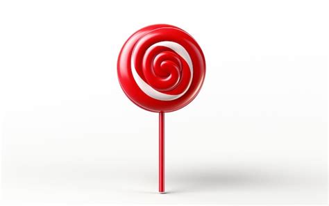 Premium Photo Lollipop On Clear Canvas