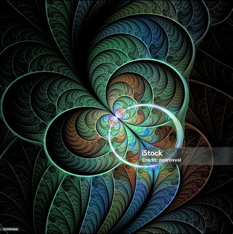 녹색 및 파랑에 비대칭 패턴 진주 팔레트 컴퓨터 생성 그래픽 Sacred Geometry에 대한 스톡 벡터 아트 및 기타 이미지 Sacred Geometry 개발