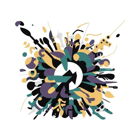 Creative Abstract Shapes And Colors To Represent The Intensity And Variety Of Emotions Premium