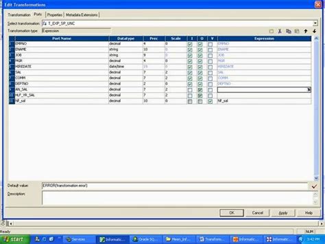 Unconnected Stored Procedure Transformation In Informatica