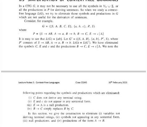 If G Is The Grammar S SbS A Show That G Is Chegg Com