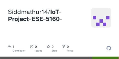 Github Siddmathur14iot Project Ese 5160