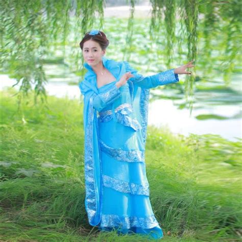 仙剑三广袖流仙裙 留仙裙和广袖流仙裙 广袖流仙裙 第7页 大山谷图库