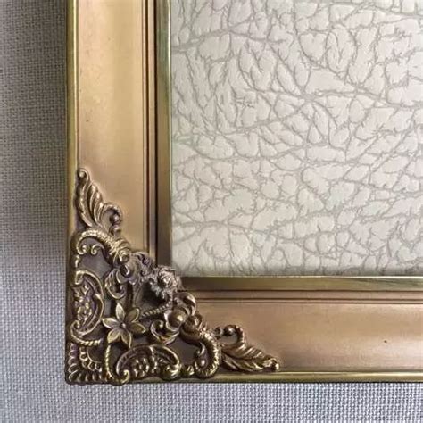 Vintage Danish Convex Glass Frame In Antique Photo Frames
