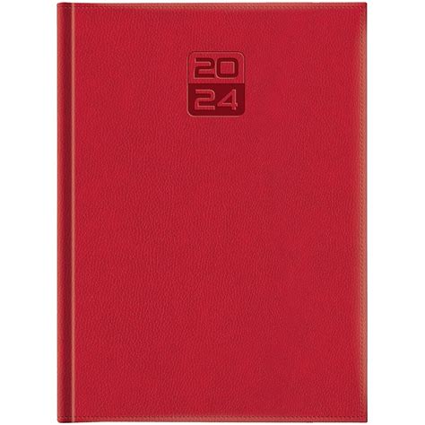 Тефтер Dakota А4 Датиран Хартия в цвят слонова кост Червена корица Emag Bg