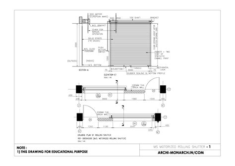 Ms Motorized Rolling Shutter One ⋆ Archi Monarch