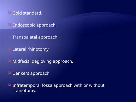 Juvenile Nasopharyngeal Angiofibroma Pptx