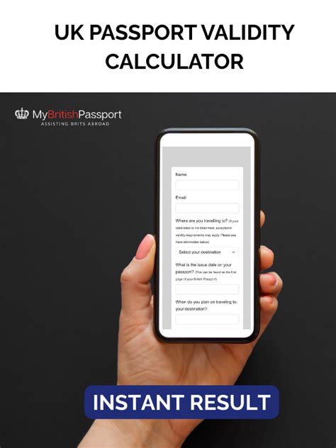 Passport Validity Calculator My British Passport
