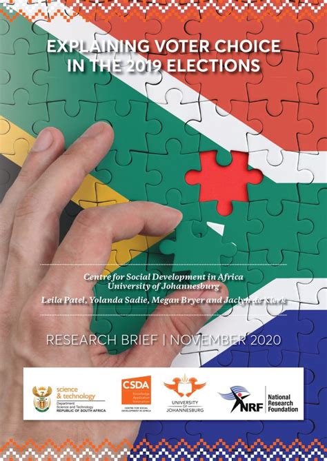 Voter Behaviour Patterns University Of Johannesburg