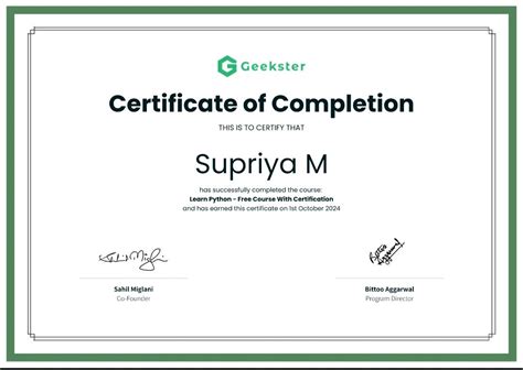 Supriya M On Linkedin Python Geekster Learning